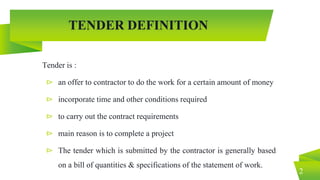 Tenders | PPT