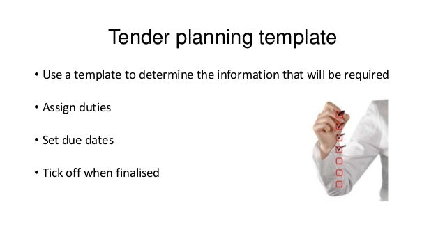 Tender writing guide presentation