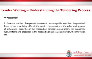 Tender Writing – Understanding the Tendering Process | PPT