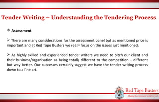 Tender Writing – Understanding the Tendering Process | PPT