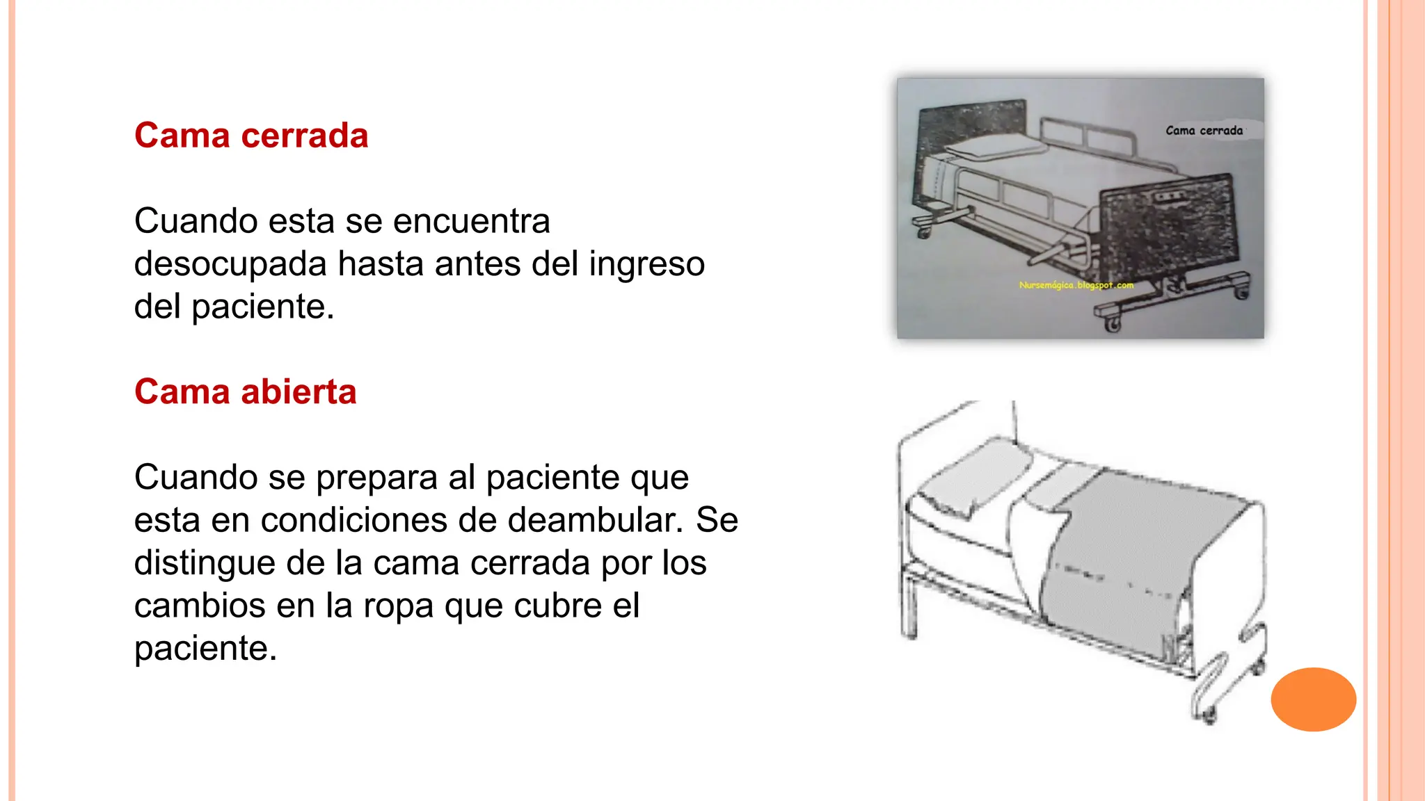 TECNICA DE TENDIDO DE CAMA PARA EL PACIENTE | PPT