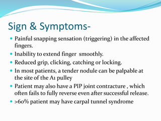 Tendinopathies of wrist and hand | PPTX