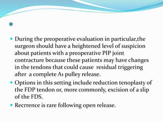 Tendinopathies of wrist and hand | PPTX