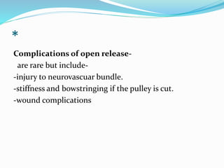Tendinopathies of wrist and hand | PPTX