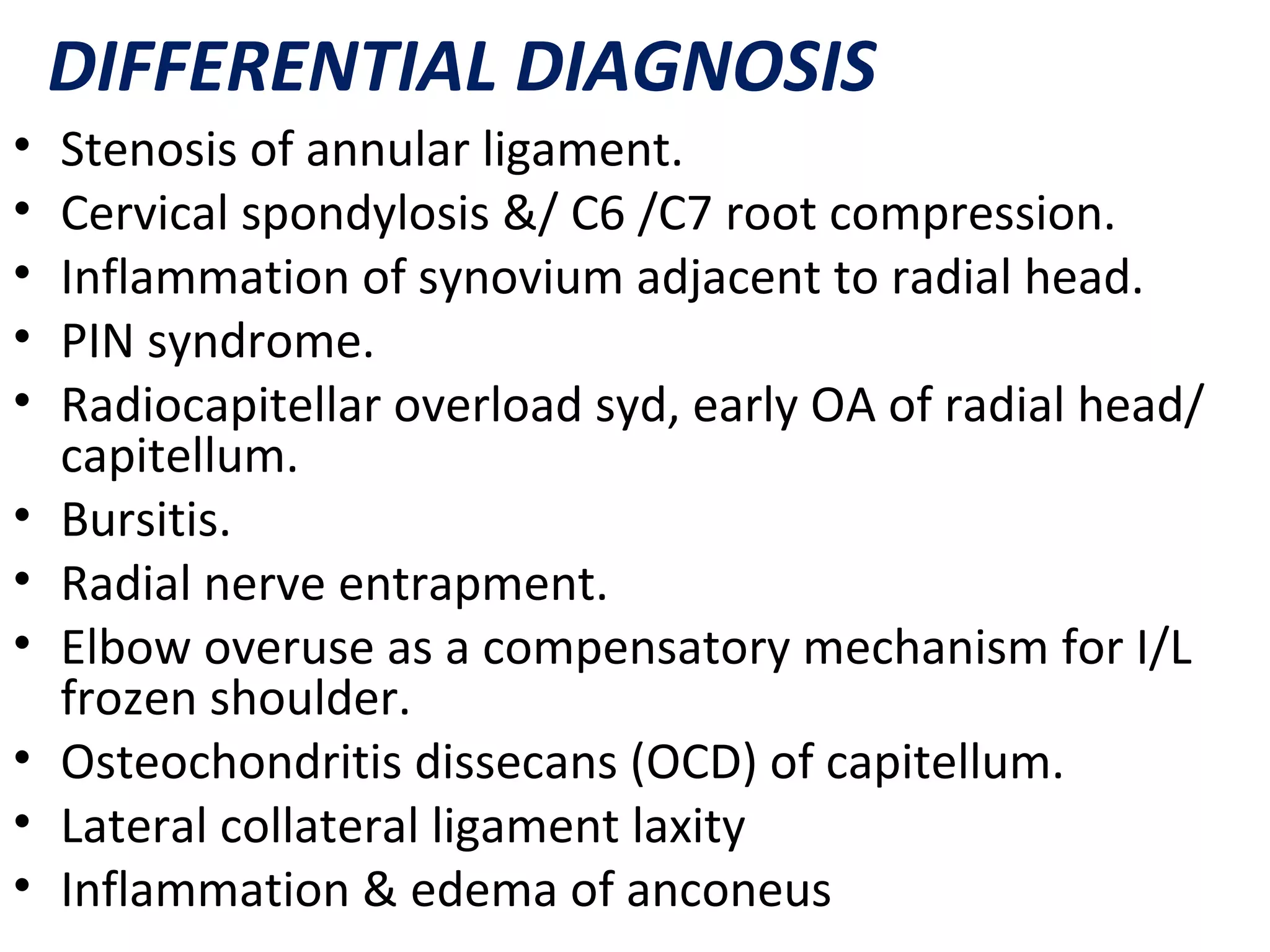 Tendinopathies(tennis,golfers,dequervains,intersection syndrome) | PPT