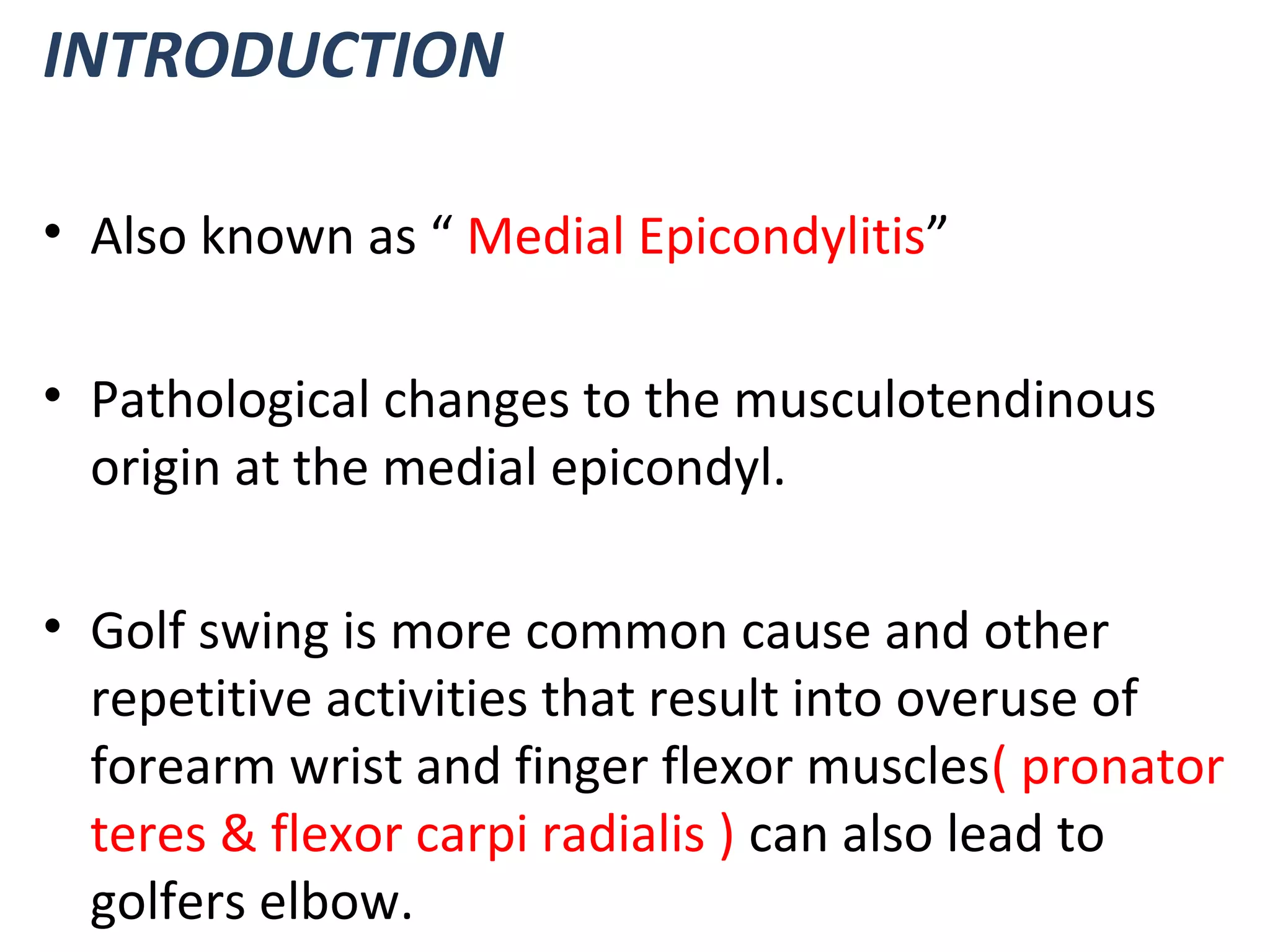 Tendinopathies(tennis,golfers,dequervains,intersection syndrome) | PPT