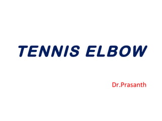 Tendinopathies(tennis,golfers,dequervains,intersection syndrome) | PPT