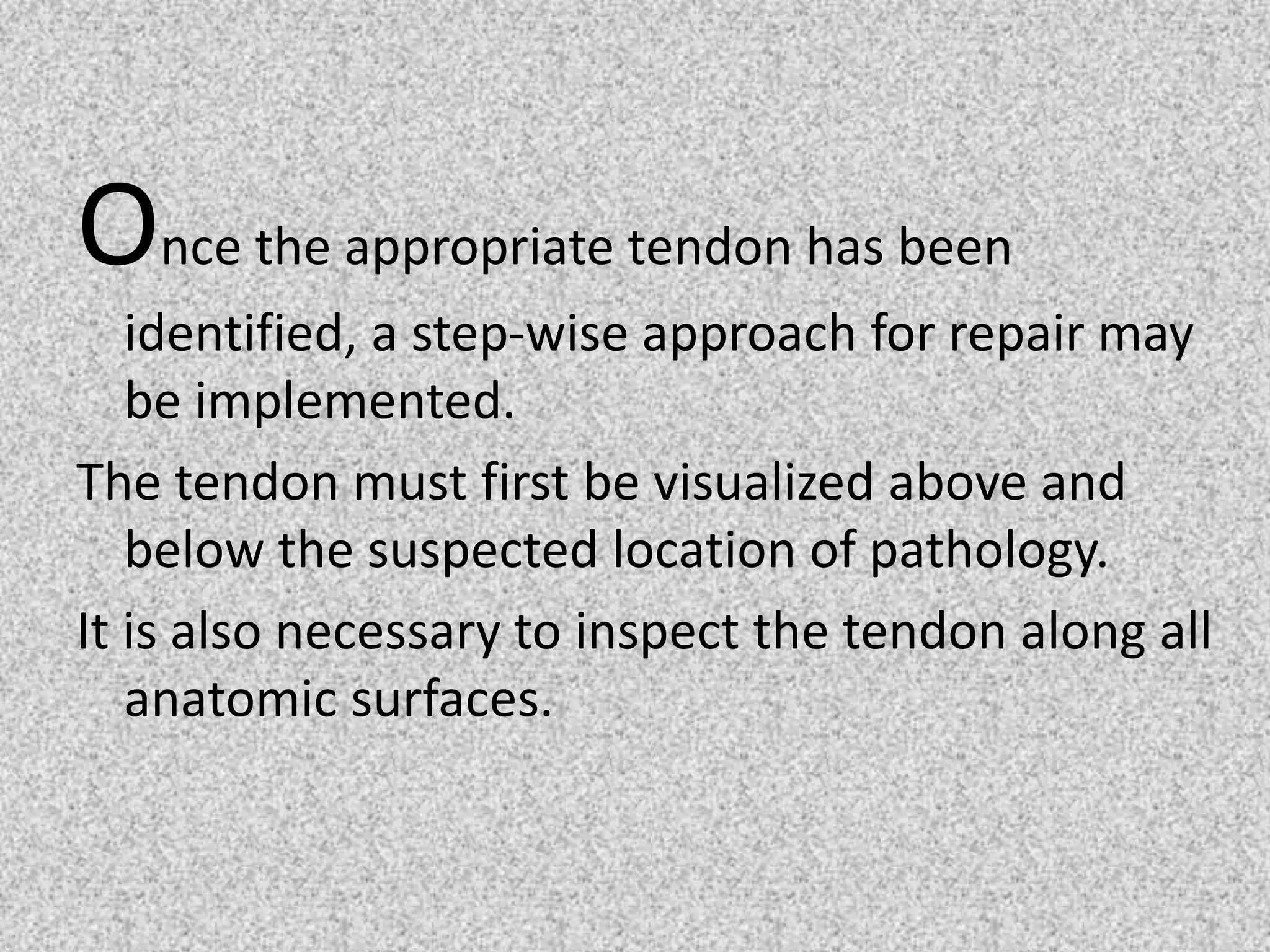 TENDINOPATHY AND TENDON REPAIR..pptx