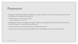 Tendo Achilles tenotomy as a part of Ponsetti technique | PPTX