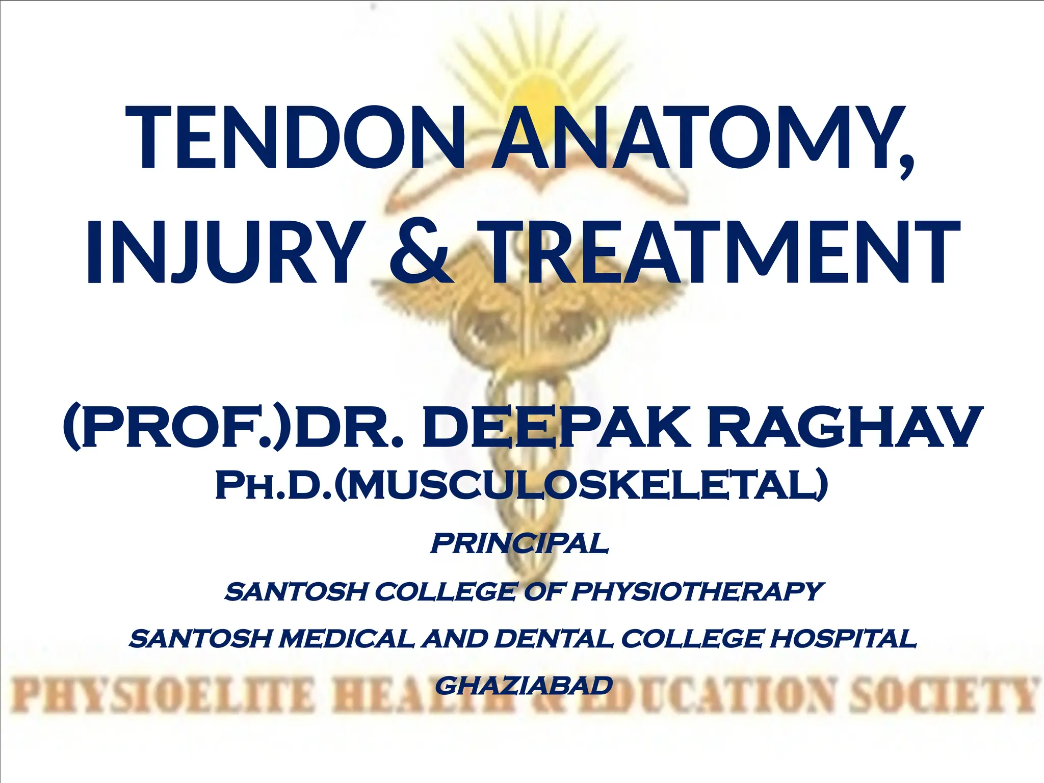 TENDON.pptx Know about tendon, and components of tendon, tendon injury ...