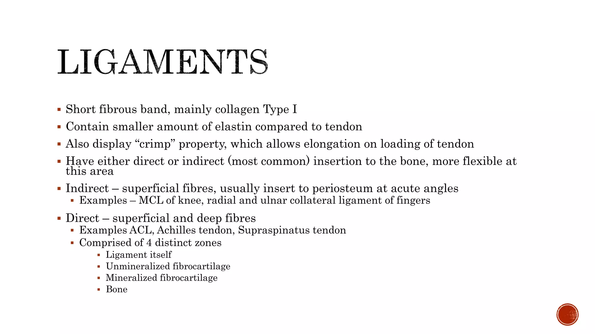 Tendon and ligament healing | PPTX