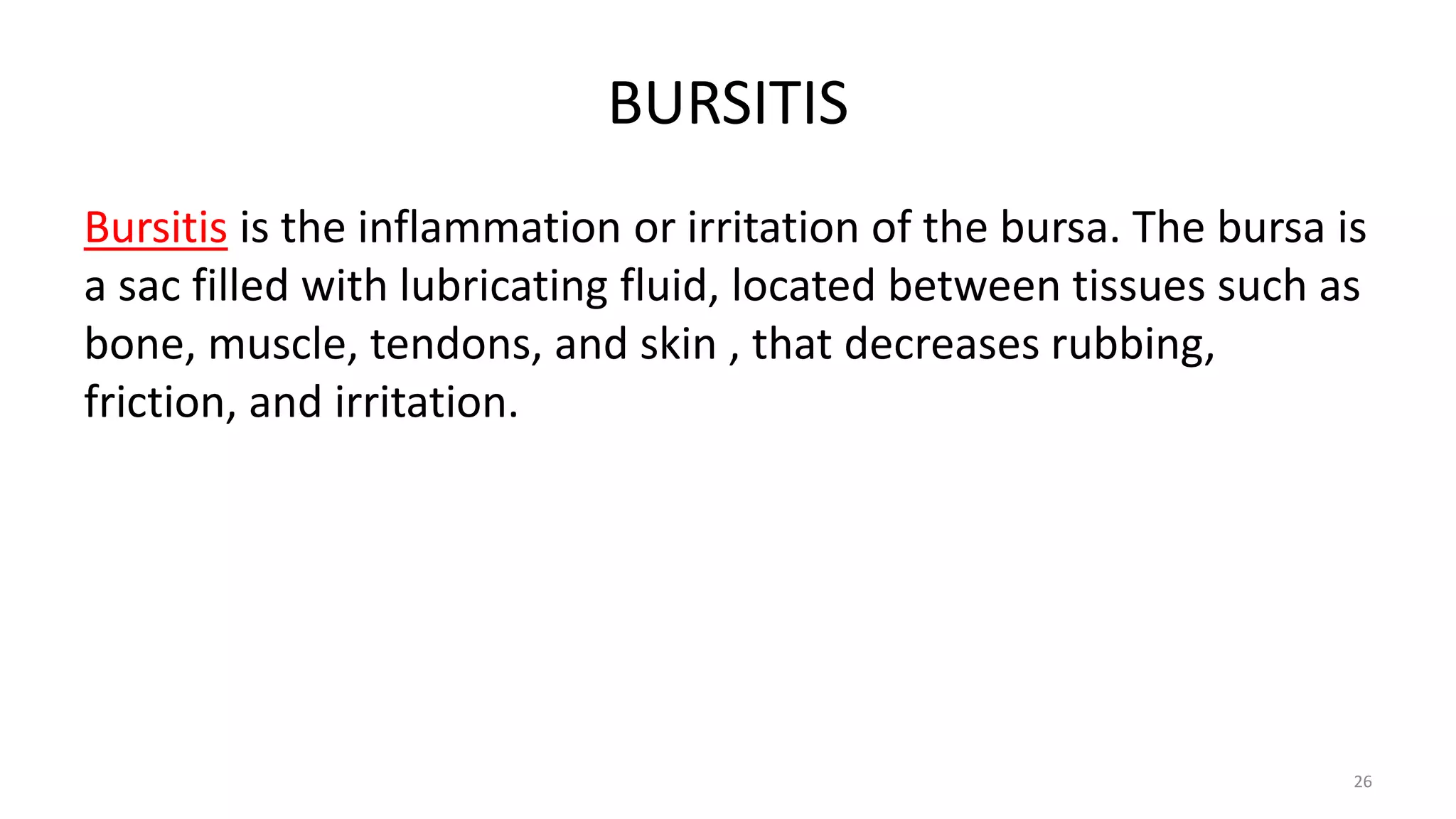 Tendon and ligament injureies | PPTX