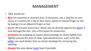 Tendon and ligament injureies | PPTX