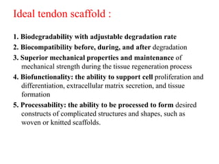 Tendon healing and tendon grafting | PPTX