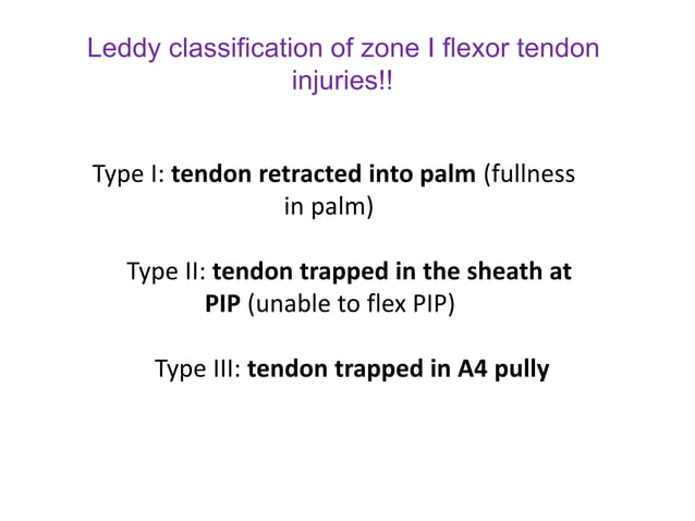 Tendon injuries of hand | PPTX