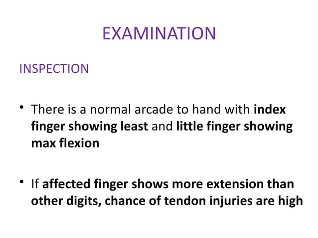 Tendon injuries of hand | PPTX