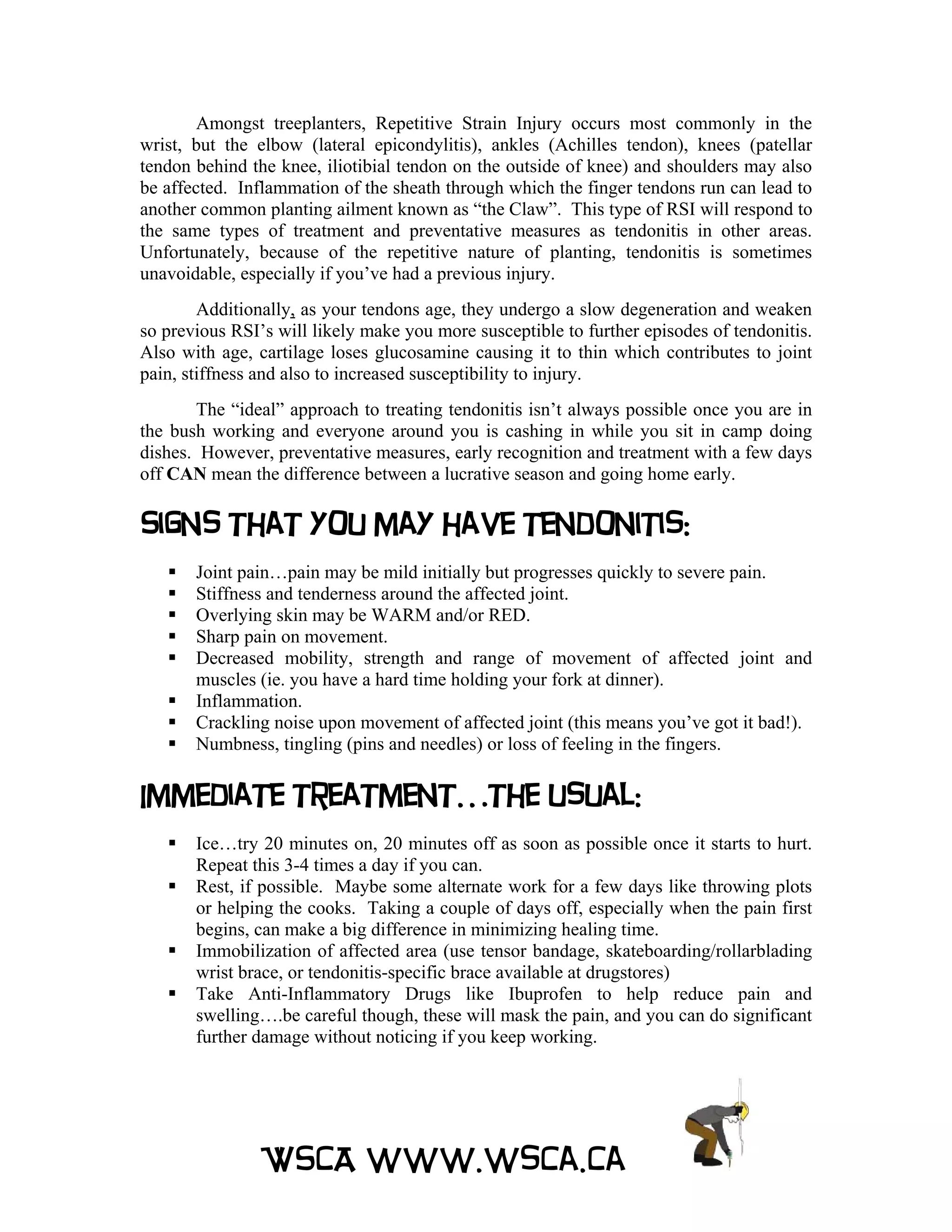 Tendonitis | PDF