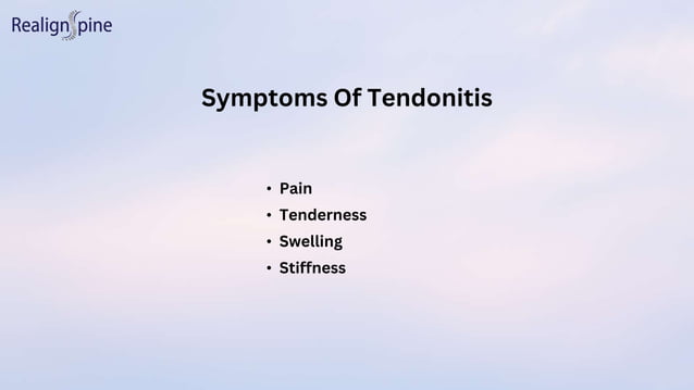 Tendonitis Symptoms And Causes | PPT