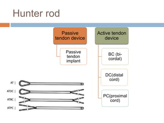 Tendon reconstruction | PPTX