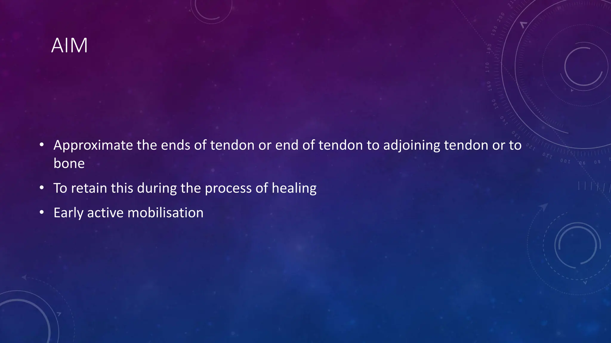 TENDON REPAIR – PRINCIPLES ^0 TYPES-1.pptx