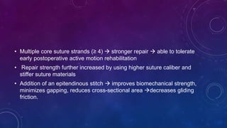 TENDON REPAIR – PRINCIPLES ^0 TYPES-1.pptx
