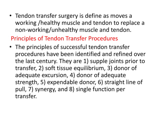 Tendon transfer.pptx
