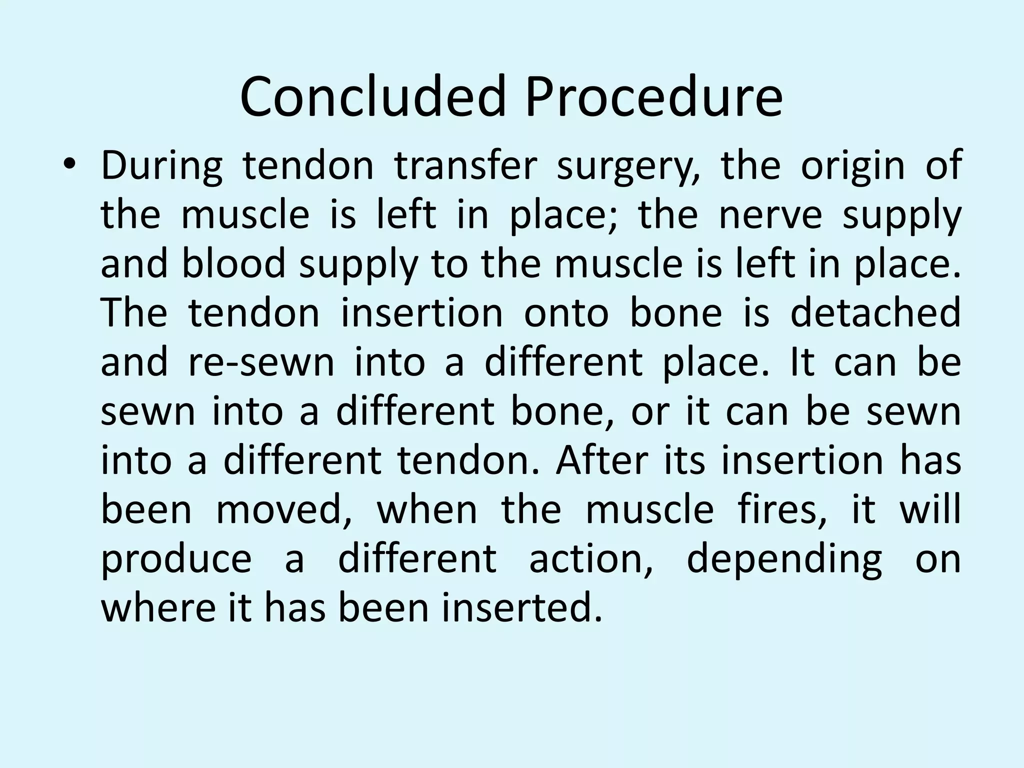 Tendon transfer.pptx