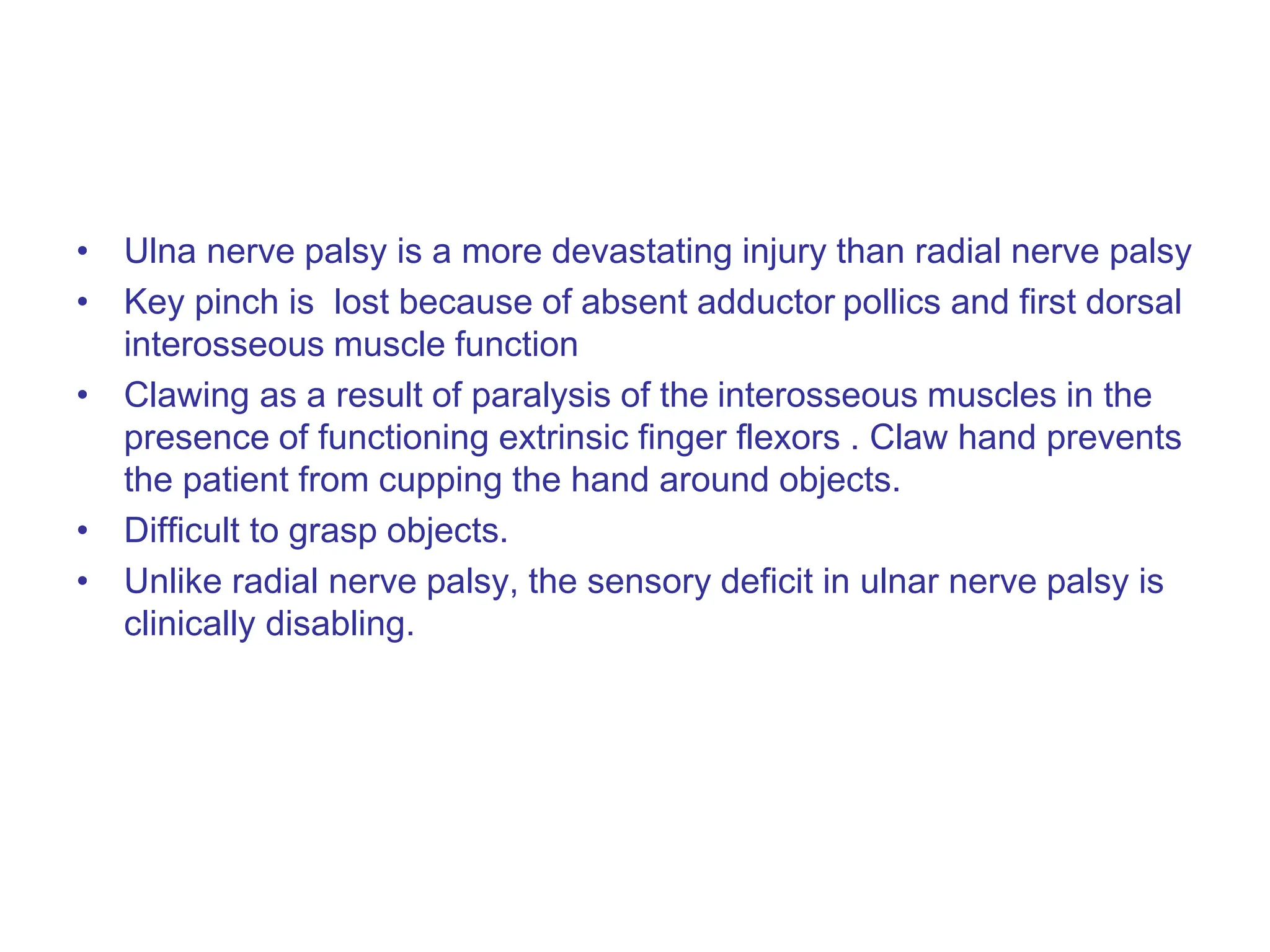 TENDON TRANSFER FOR ULNAR NERVE PALSY ppt | PPTX