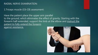 RADIAL NERVE PALSY AND TENDON TRANSFER | PPTX