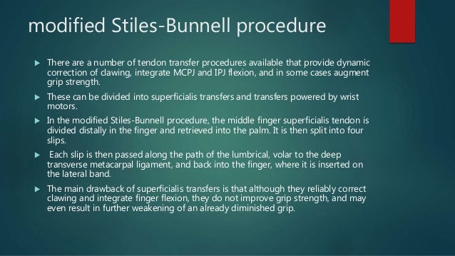 ULNAR NERVE PALSY AND TENDON TRANSFERS