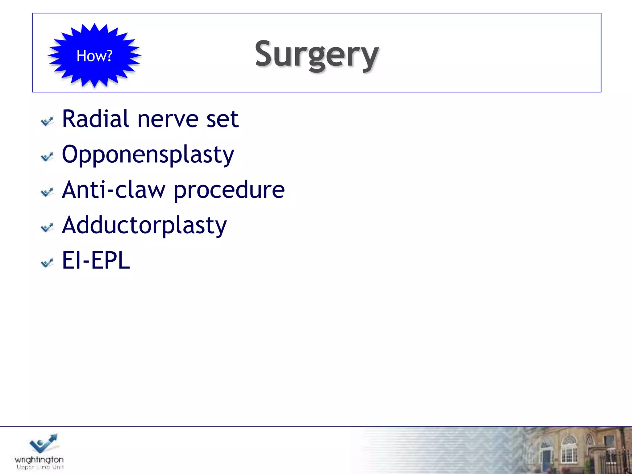 Tendon transfers in hand | PPTX