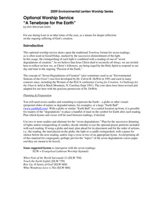 Tenebraeforthe earthrevpdf | PDF