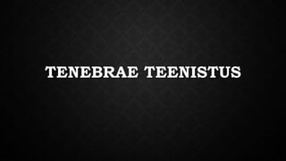 Tenebrae teenistus 2015 | PPTX