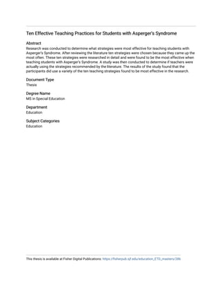 Ten Effective Teaching Practices for Students with Aspergers Syn.pdf