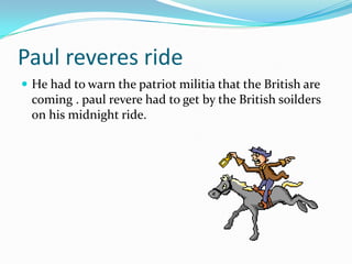 Tenelee paul revere | PPTX