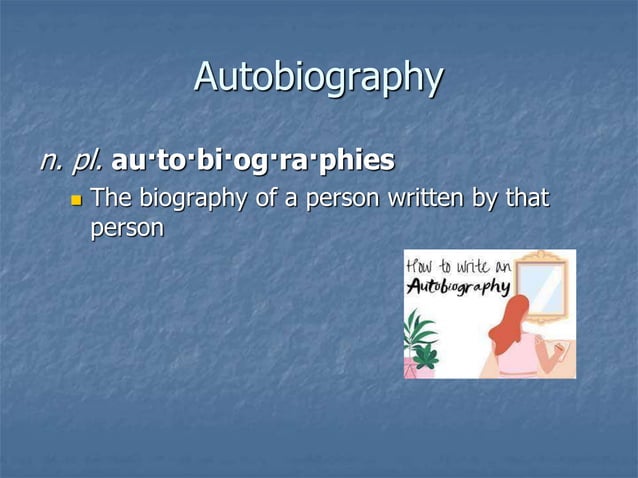Ten Elements of Biography | PPT