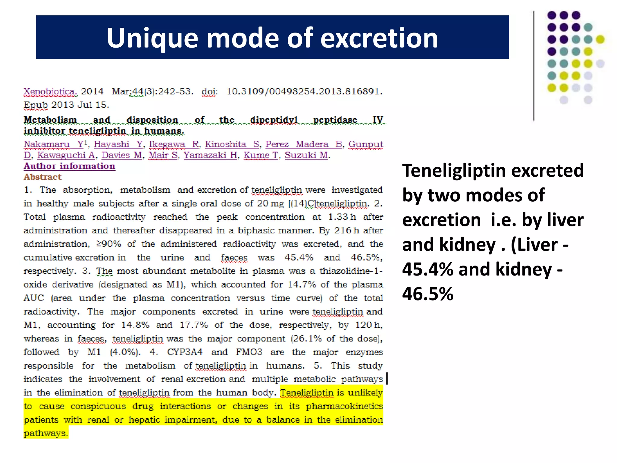 Teneligliptin the next generation gliptin | PPTX