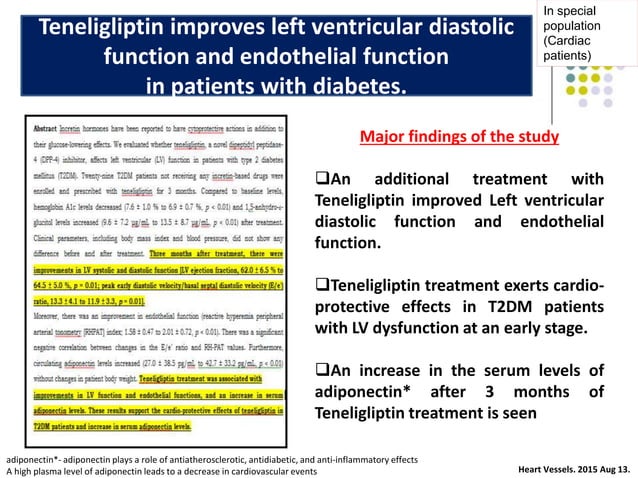 Teneligliptin the next generation gliptin | PPTX | Endocrine and ...