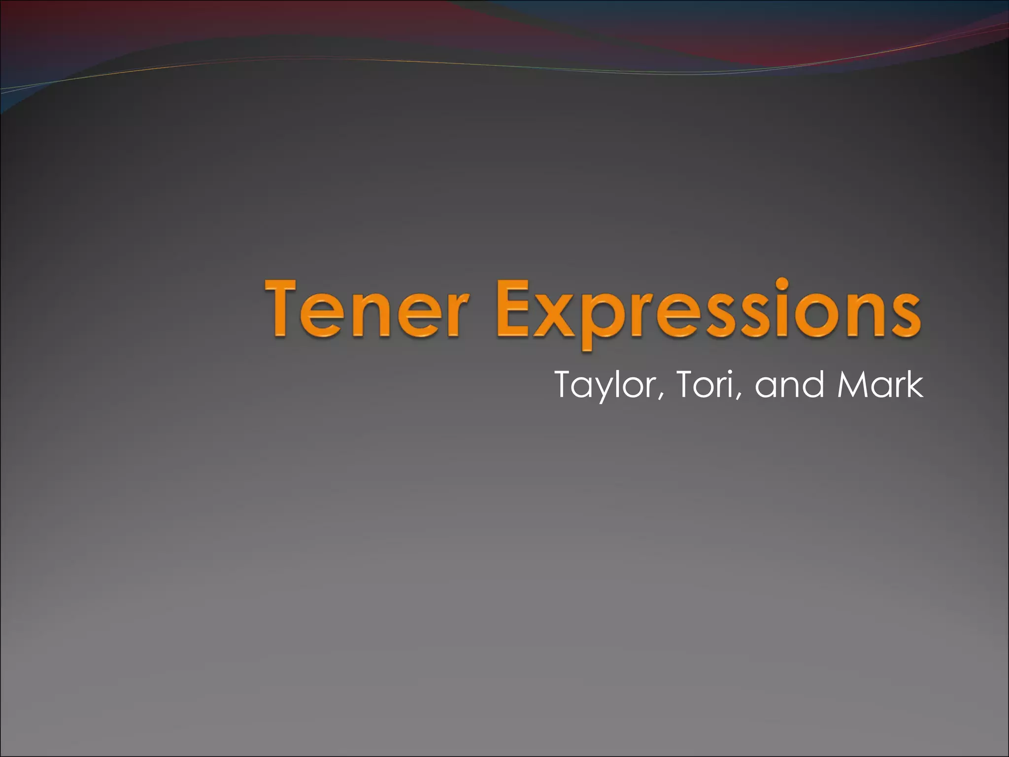 Tener expressions 3 | PPT