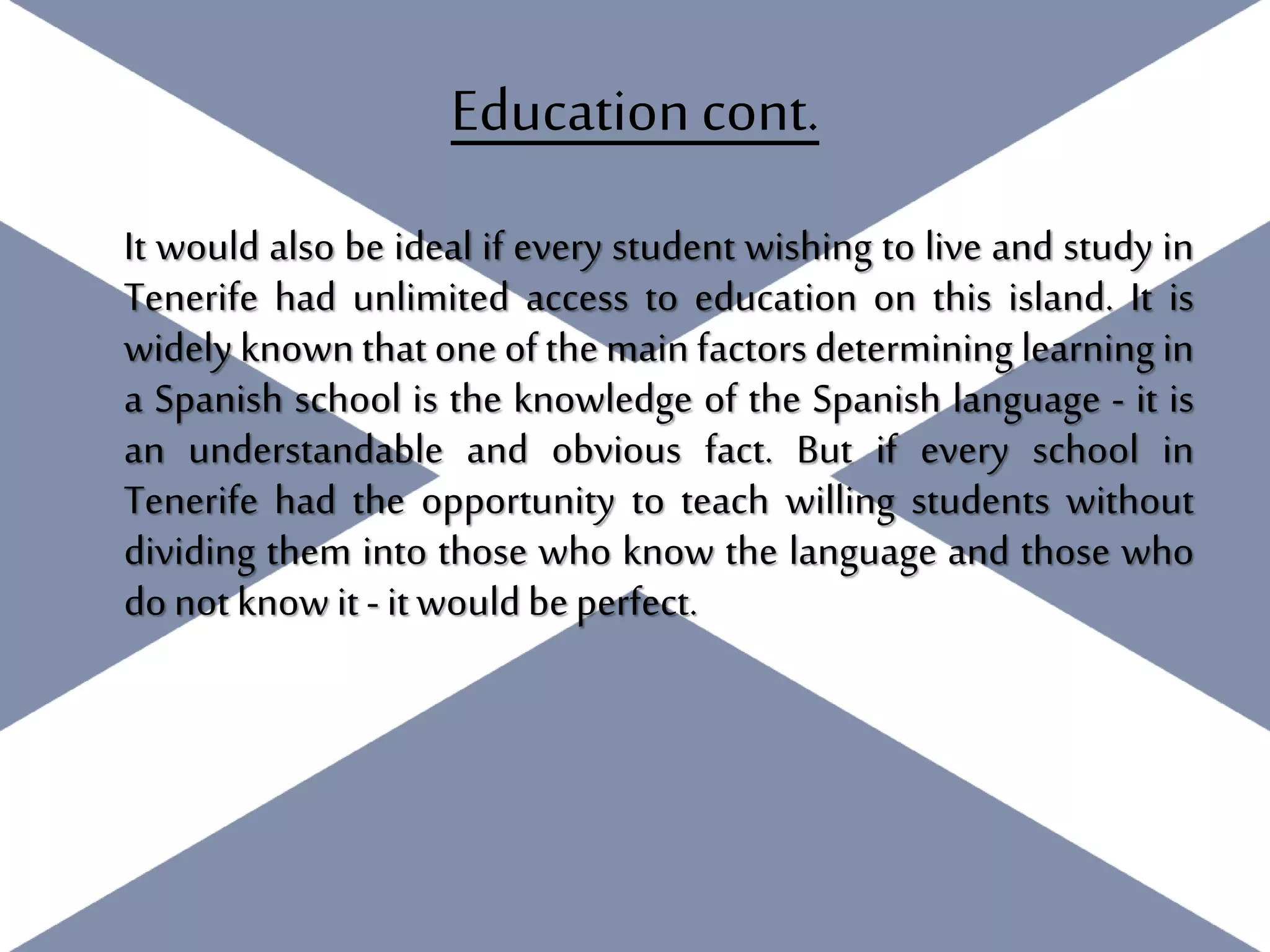 Tenerife - ideal country | PPTX