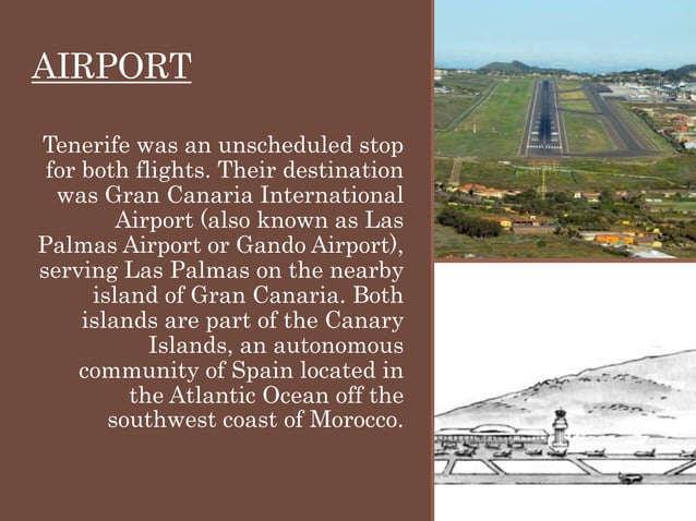 Tenerife airport disaster | PPTX | Air Travel | Travel Type