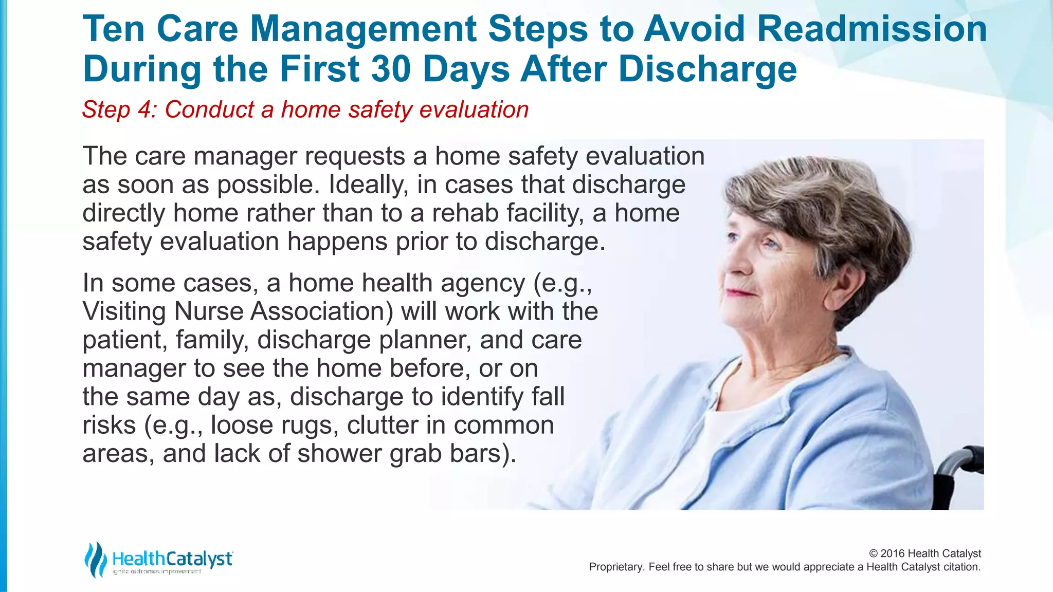 Ten Essential Steps for Your Readmission Reduction Program | PPT