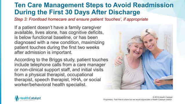 Ten Essential Steps for Your Readmission Reduction Program | PPT