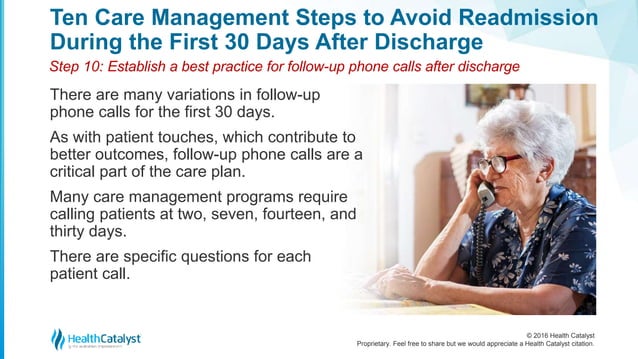 Ten Essential Steps for Your Readmission Reduction Program | PPT