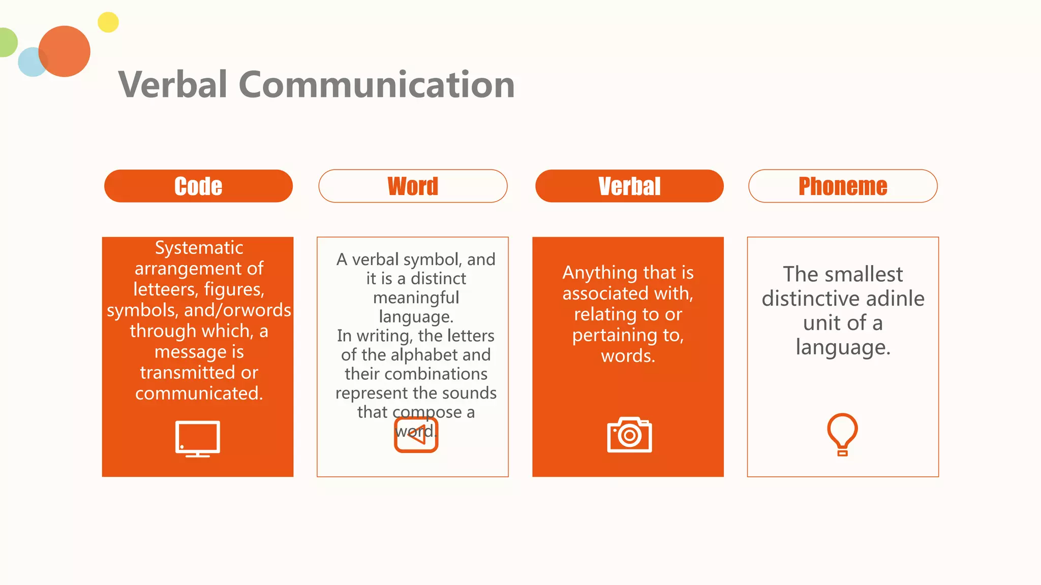 Tenets of Communication and Verbal Communication | PPTX