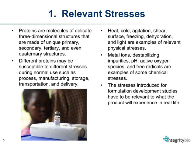 Ten factors for protein formulation development | PPT | Biotech and ...
