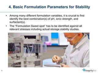 Ten factors for protein formulation development | PPT | Biotech and ...