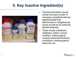 Ten factors for protein formulation development | PPT | Biotech and ...