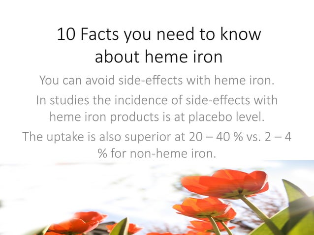 10 Facts you need to know about heme iron | PPT