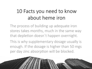 10 Facts you need to know about heme iron | PPT